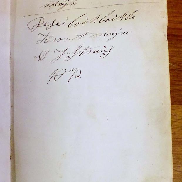 STRAUSS Andries Jacobus, gebore 1855 en Maria Adriana BADENHORST ...