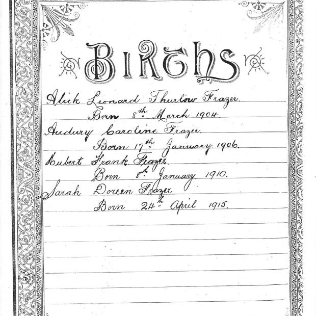 FRASER Alexander (Alex) Cowie | The eGGSA Bible Collection | eGGSA.org