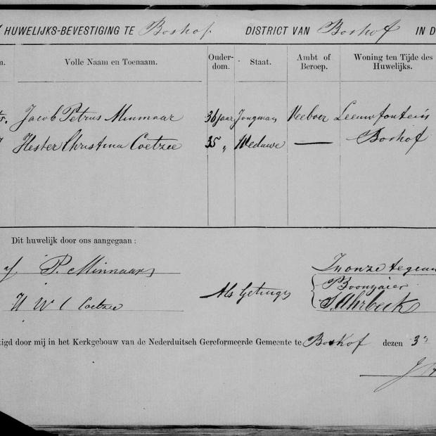 MINNAAR Jacob Petrus 1840 | The eGGSA Bible Collection | eGGSA.org